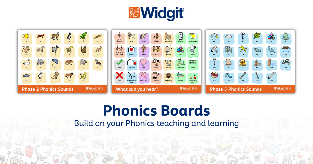 Widgit Phonics Boards