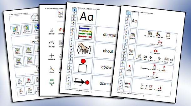 Widgit Symbol Resources | My First Maths Dictionary