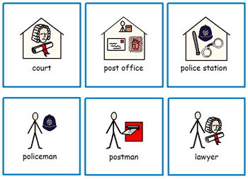 Widgit Symbol Resources | Occupations and Places
