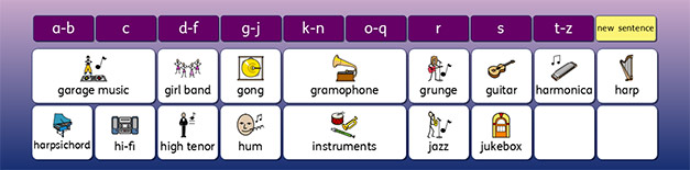 Widgit Symbol Resources | Music Words – Environments