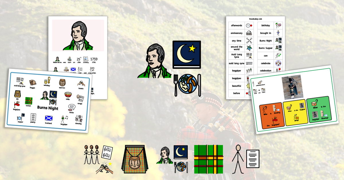 Widgit Symbol Resources | Burns Night