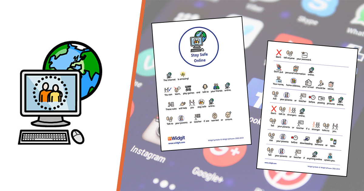 Widgit Symbol Resources | Internet Safety Poster
